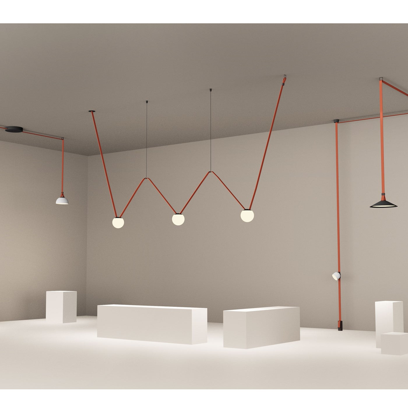 Belt Link Track Lighting System