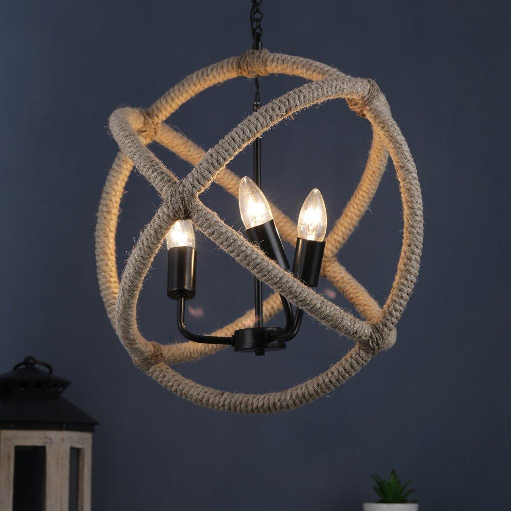 Novelty Hanging Light, Metal Wall Light, Wooden Light - Jainsons