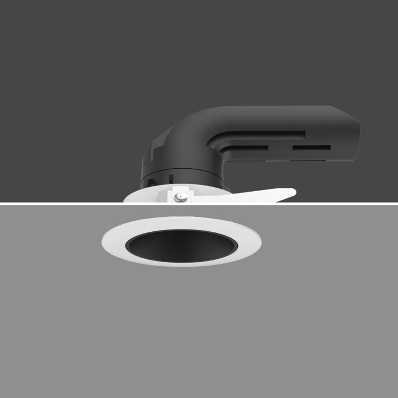 JS-TRL Arched-01 12w Round In-Ceiling Tilt Norrow Dia Sleek Cob Downli