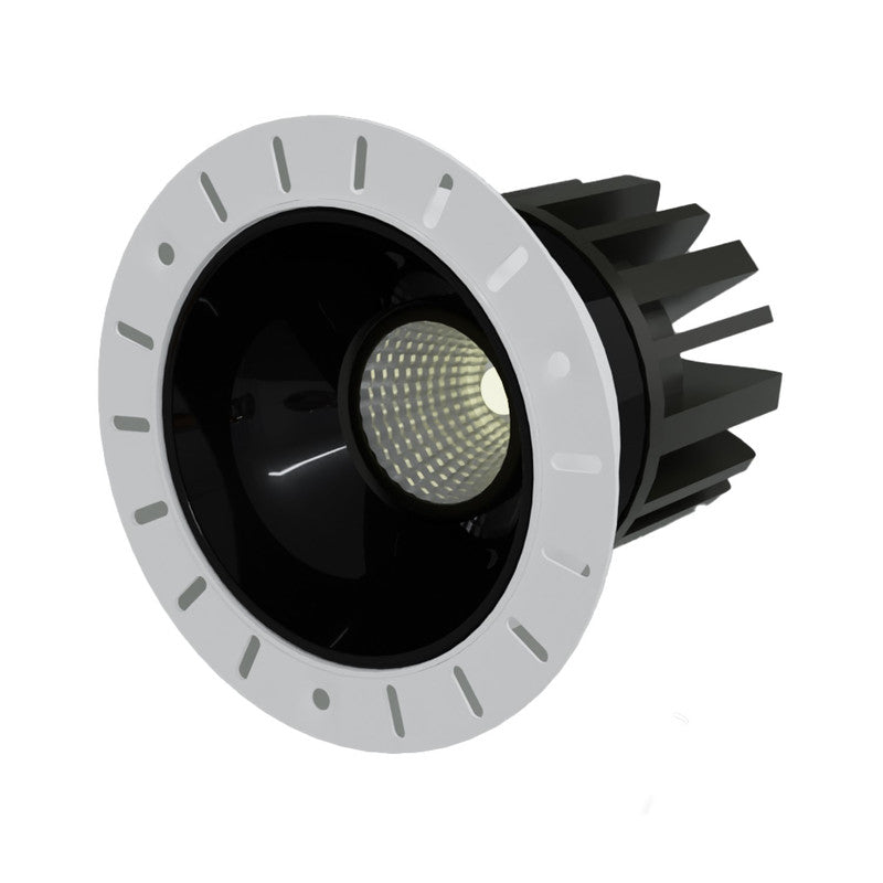 JS-TRL Dusky-T 12w Round In-Ceiling Tilt Colored Reflector Cob Downlig