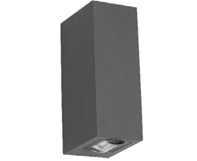 JS-AMS AL 4002 Sq. Lens-2x3w Narrow Beam Outdoor wall Lights