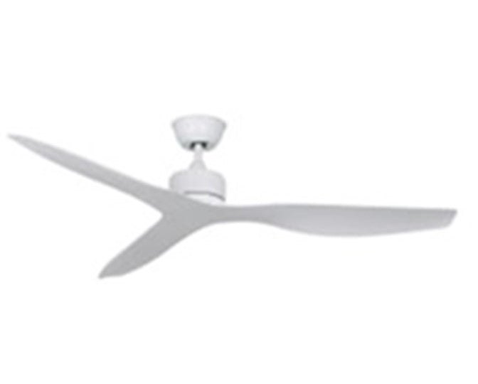 JS-LXR Modern BLDC 52" Ceiling Designer Fans D0014-Matt White Fan & AB