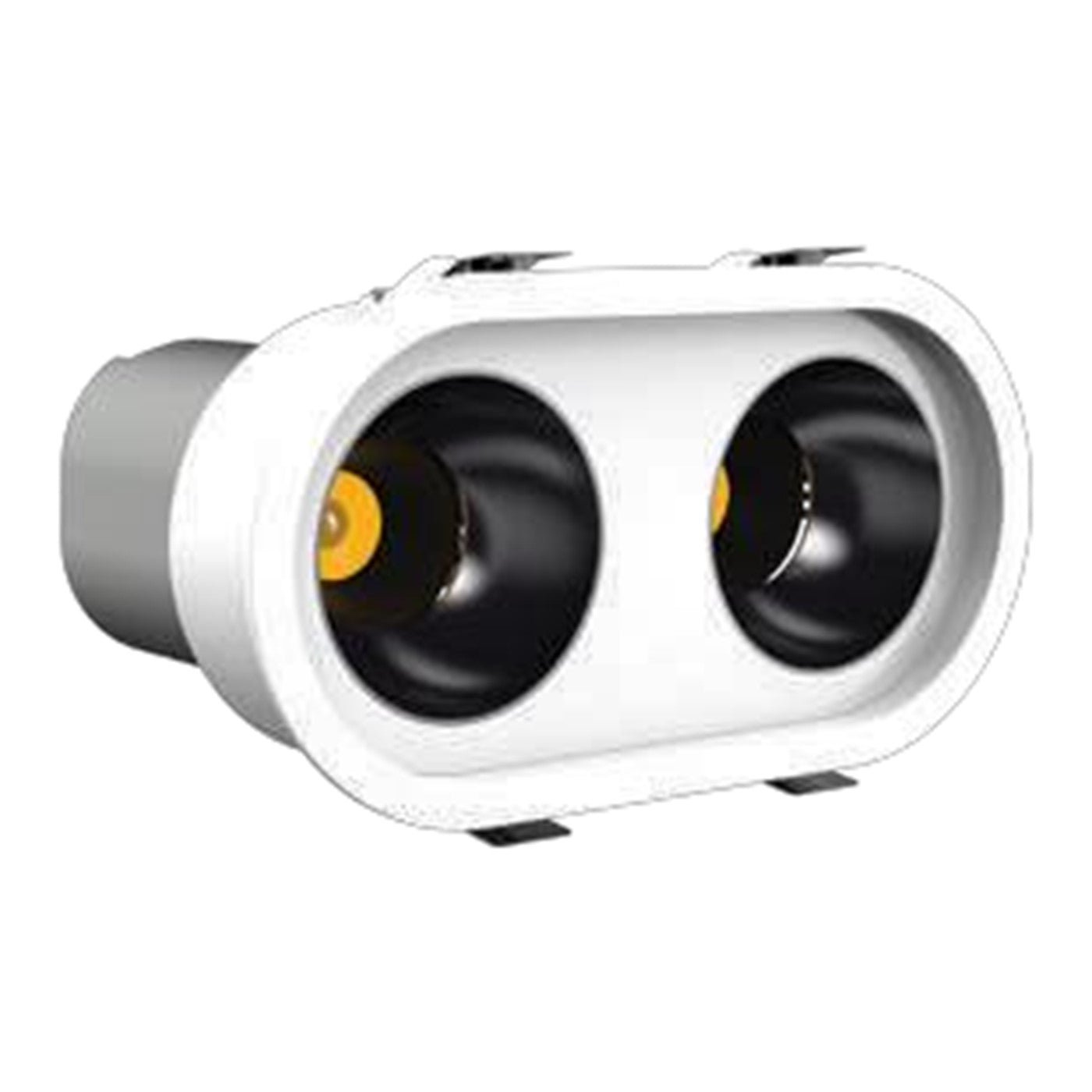 JS-LTM-Phantom Round Double 2x20w Deep Recessed Reflector Ring Cob Dow