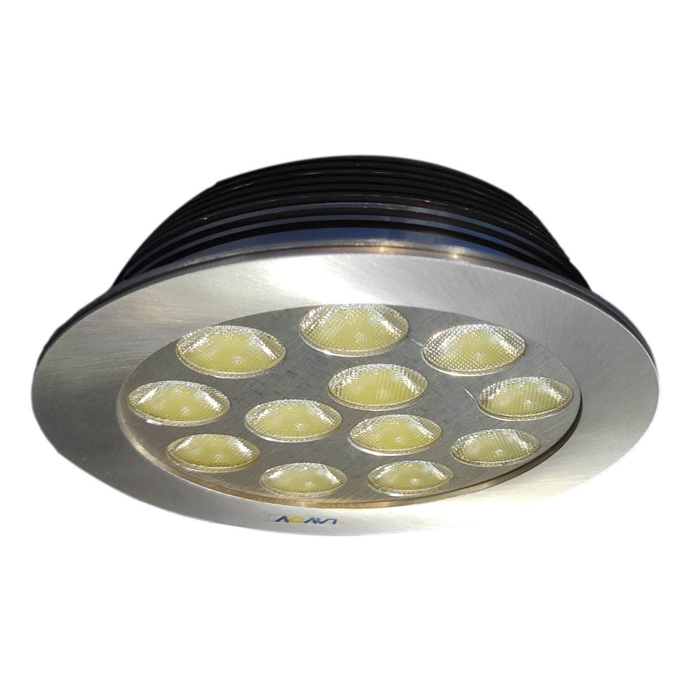 lavov lv-7004-12w-satin nickel body cluster spot light