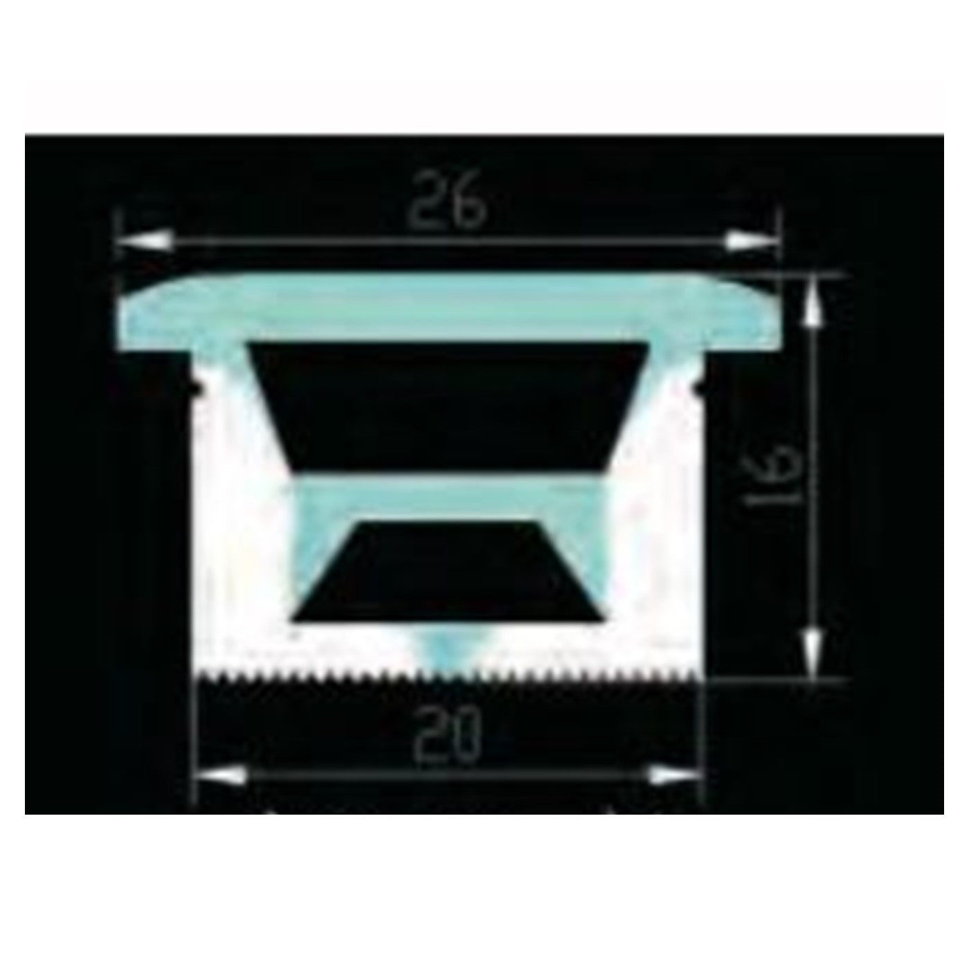 Flexible Silicon Linear Profile For Strip