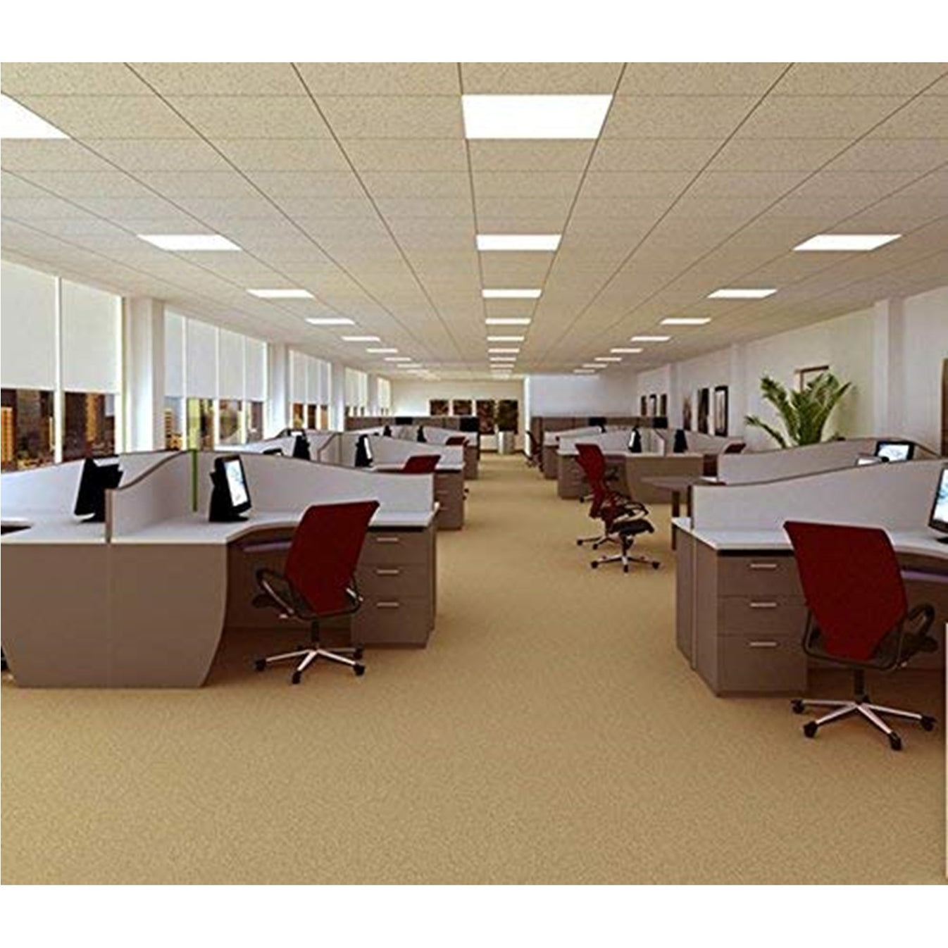 Philips Essential full glow 2x2 Panel 36w RC360B LED36S