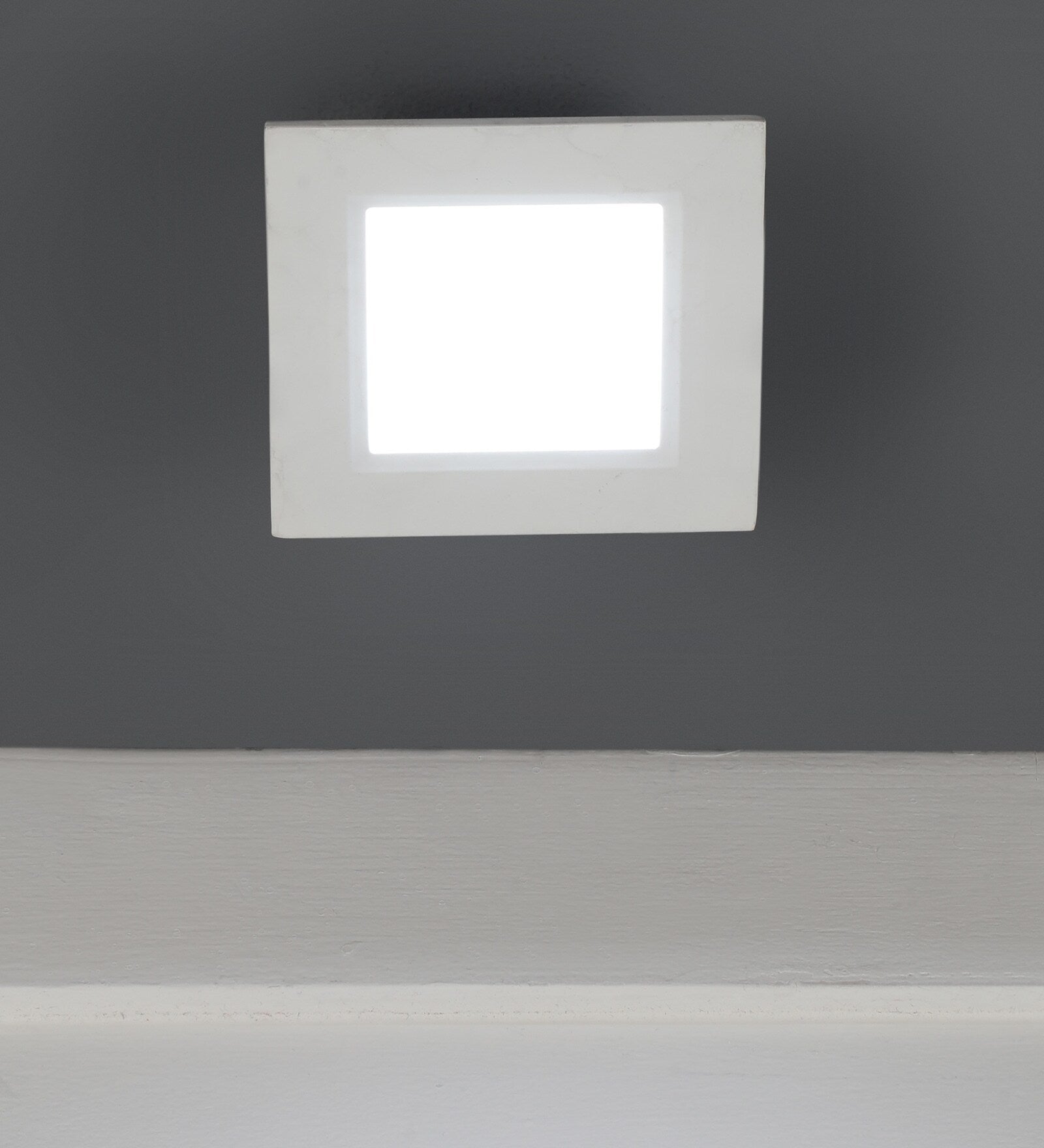 White 6 Watts LED Aluminium Square Panel Down Light | 1011-6W-White